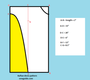 How To Make A Kaftan Dress Or Top - FREE Pattern - SewGuide