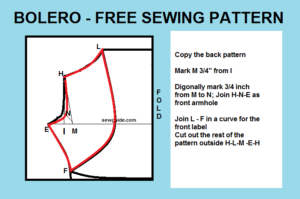 Sew An Easy Bolero - FREE DIY Sewing Pattern & Tutorial - SewGuide