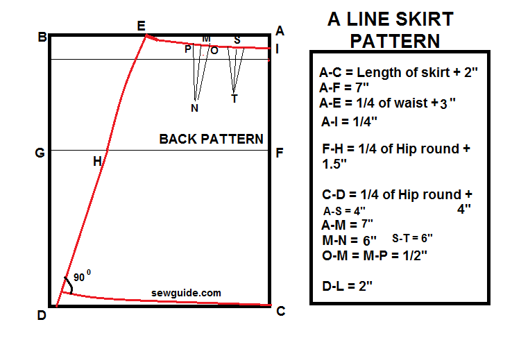 Make A Simple A Line SKIRT DIY Pattern And Sewing Tutorial Sew Guide