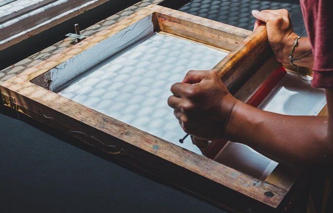 What Is Screen Printing Different Types Of Screen Printing On Fabric 