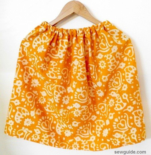 Make Girl s Skirt Without A Pattern SewGuide