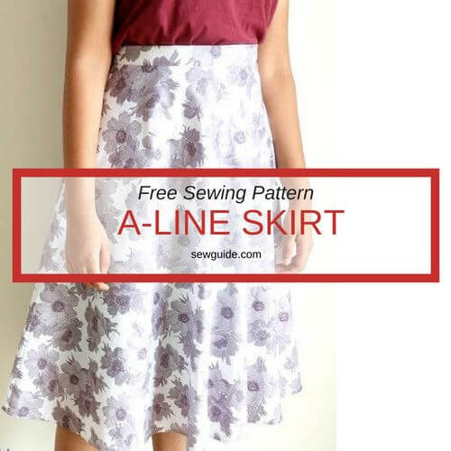 How To Make An A line Skirt DIY Pattern And Sewing Tutorial SewGuide
