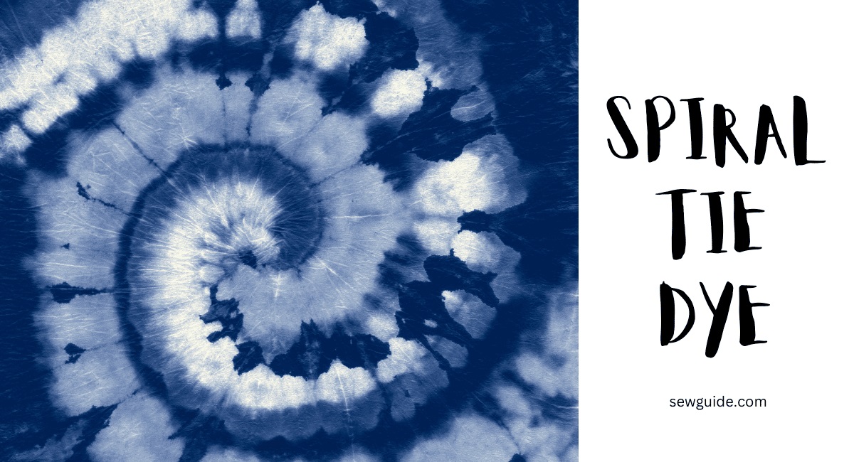 How To Tie Dye Spirals On Fabric Sew Guide