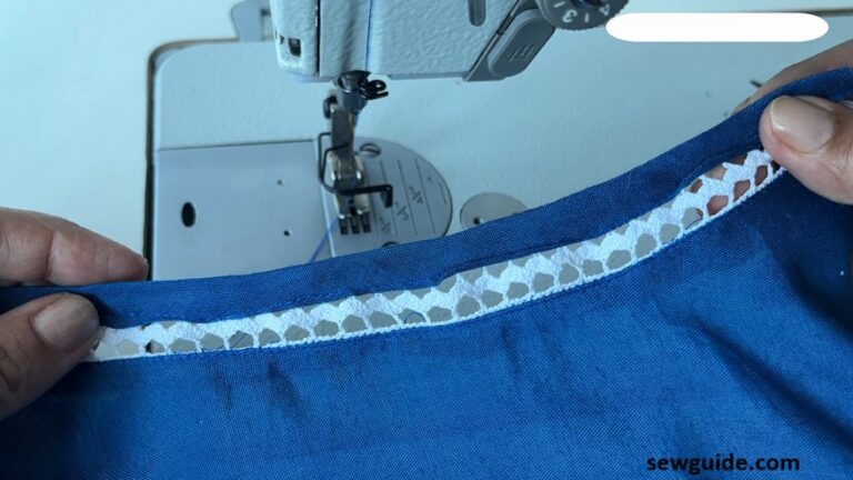 How To Add Lace Trims To Your Neckline (2 Ways) - SewGuide