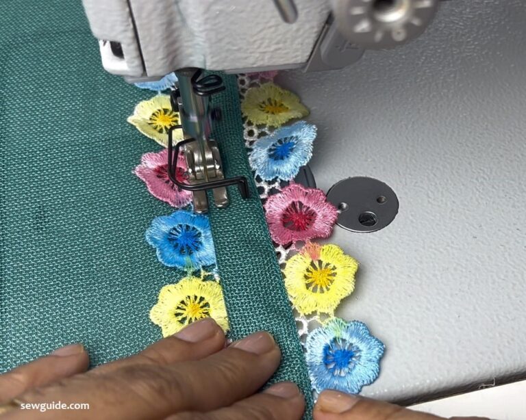 How To Sew Lace Trim Onto Fabric Edges - SewGuide