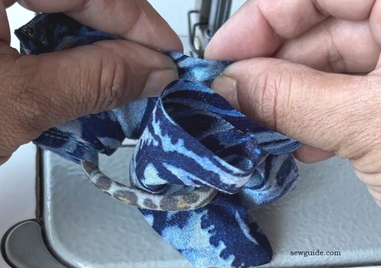 Sew A Fabric Scrunchie With Your Old Hair Tie Inside - SewGuide