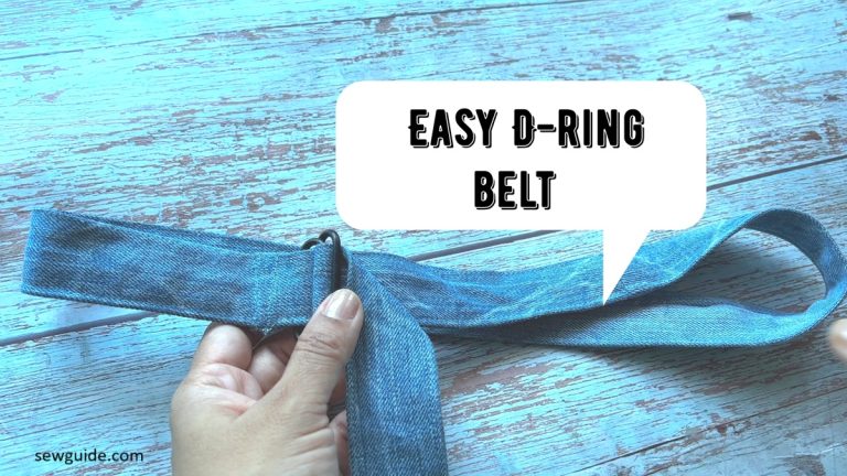 Make An Easy Fabric D-ring Belt - SewGuide